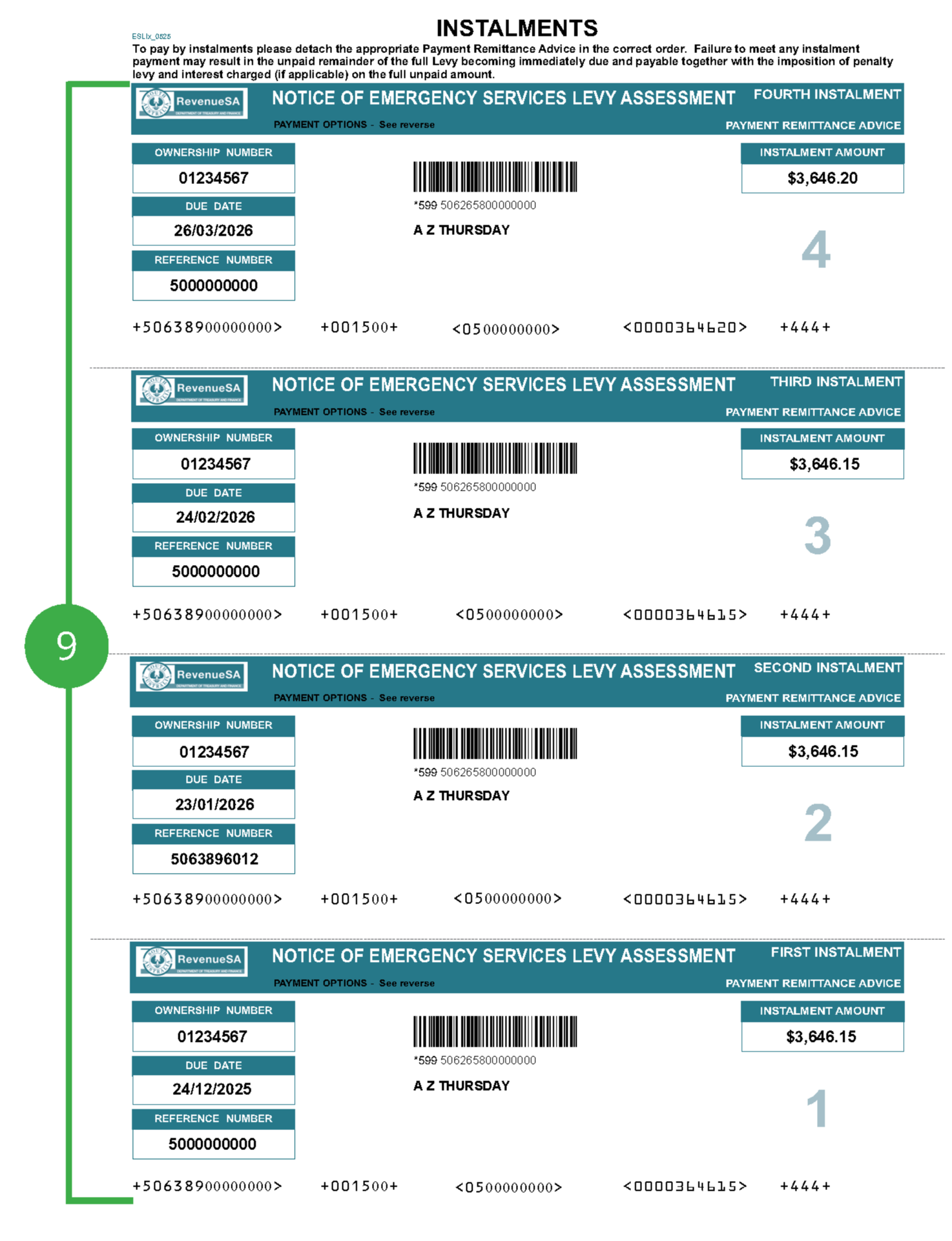 How to read your Notice of Emergency Services Levy Assessment | RevenueSA